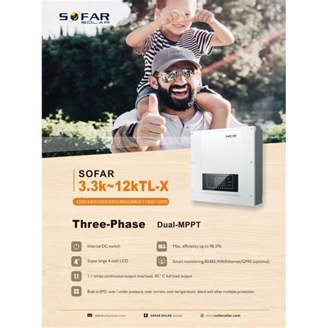 Sofar Solar 12 KTL X WIFI Polska Dystrybucja 10lat Gwarancji
