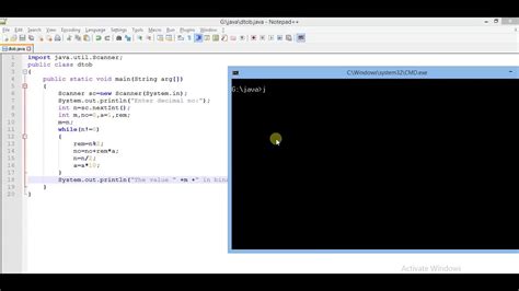 decimal to binary in java youtube
