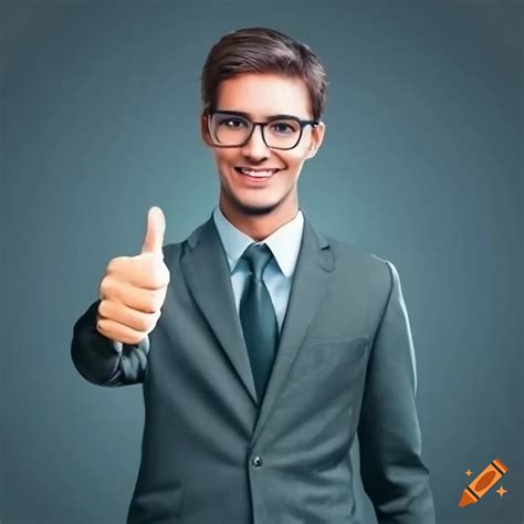 It Employee Giving A Thumbs Up On Craiyon