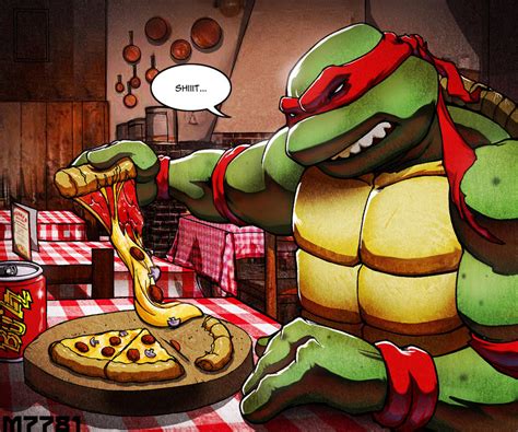 Tmnt Vs Pizza By M7781 On Deviantart