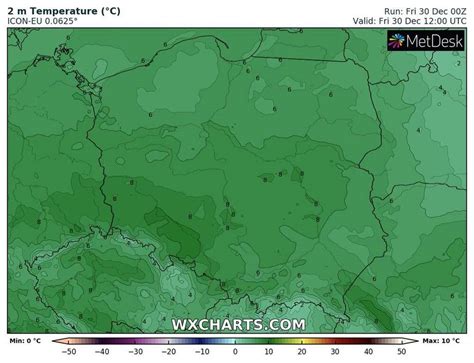 Pogoda na 30 grudnia 2022 Zanikający deszcz na wschodzie i południu