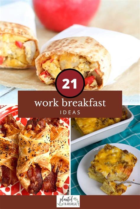 Easy Work Breakfast Potluck Ideas For Office Meetings All Year In