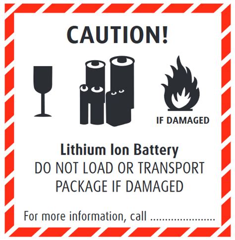 Common Battery Shipping Labels Batteryguy Knowledge Base