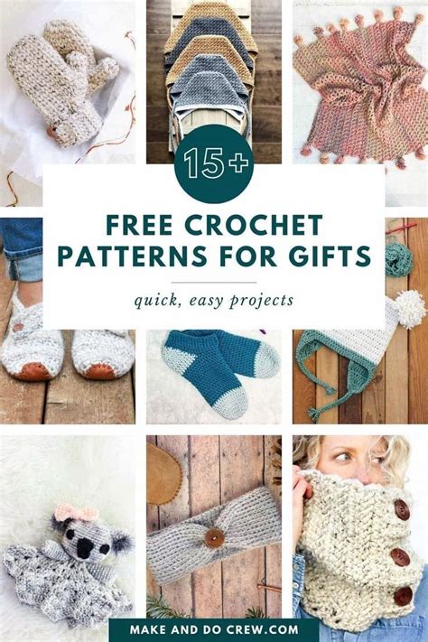 Free Crochet Patterns For Gifts
