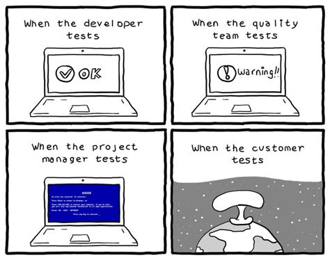 software testing programming humor programmer humor software testing