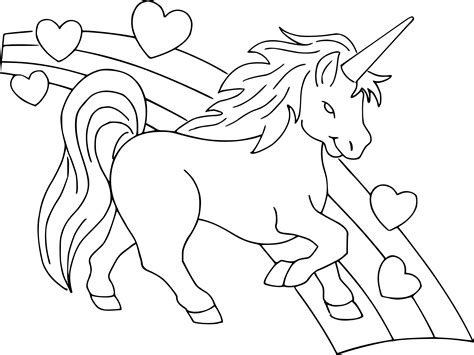 Coloriage Licorne gratuit à imprimer Coloriages info