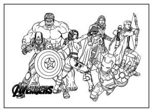 Desenhos Dos Avengers Para Colorir Bora Colorir