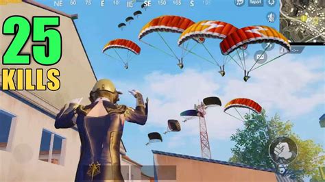 CRAZIEST POCHINKI DROP 25 KILLS SOLO VS SQUAD PUBG MOBILE YouTube
