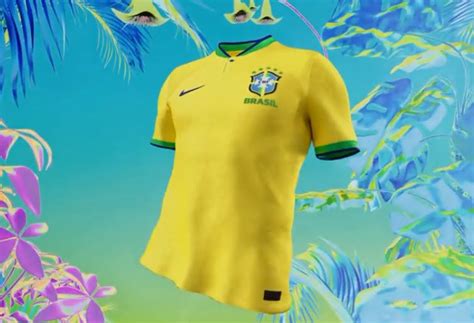 CBF apresenta camisa da seleção brasileira para Copa do Mundo no Catar