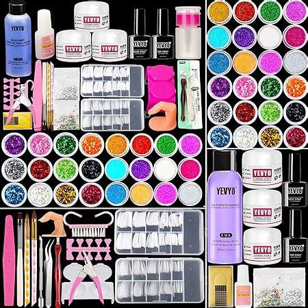 Amazon Nail Kit Set Professional Acrylic With Everything 12