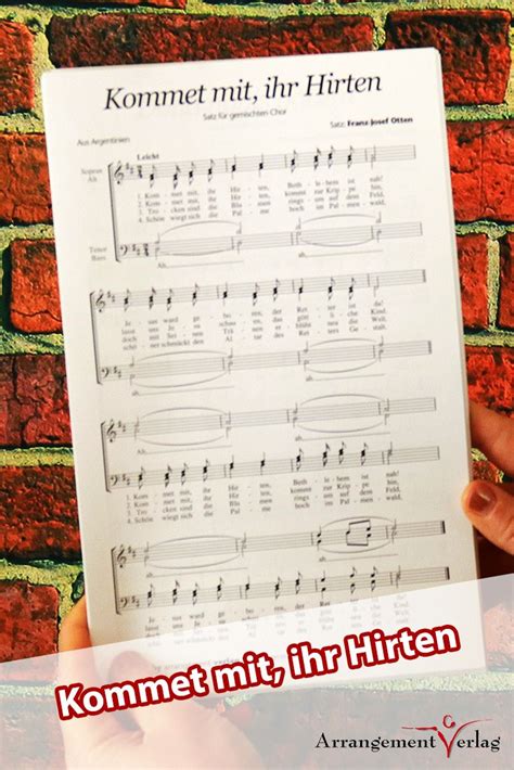 Kommet mit ihr Hirten für gemischten Chor Kirchliche Chormusik für