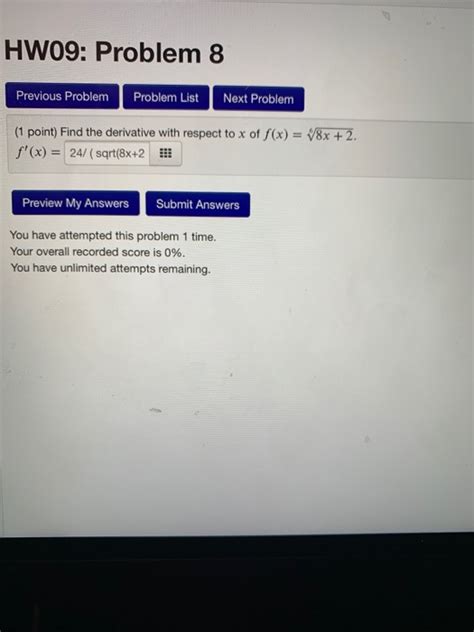 solved hw09 problem 8 previous problem problem list next