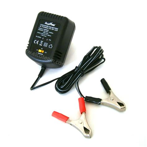 Caricabatterie Per Batterie Al Piombo 2V 6V 12V 600mA