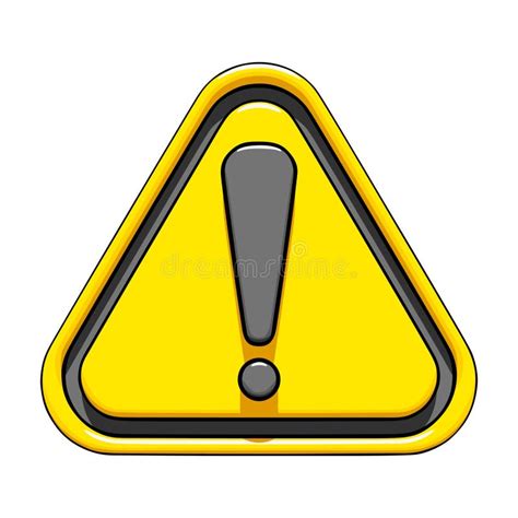 Exclamation Mark Inside Triangle Stock Illustrations 102 Exclamation