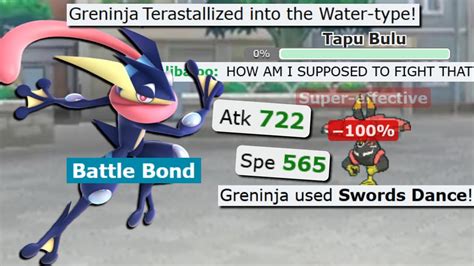 TERA WATER BATTLE BOND GRENINJA IS SO GOOD IN POKEMON SCARLET AND