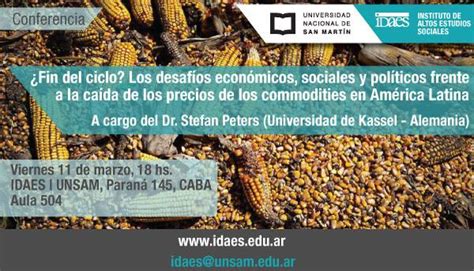 Próximos Eventos Conferencia del IDAES Fin de ciclo Los desafíos
