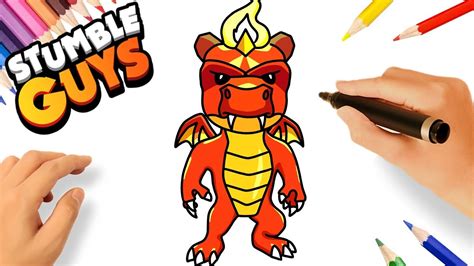 Comment Dessiner Inferno Dragon Stumble Guys Special Skins
