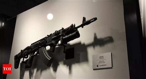 Indo Russian Joint Venture Produced First Batch Of AK 203 Rifles In