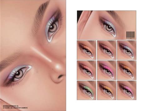 Cosimetic S Eyeshadow N164 V1 Matte Version In 2024 Sims Sims 4