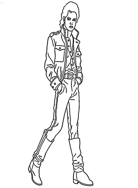 Desenhos De Michael Jackson Para Colorir Pintar E Imprimir