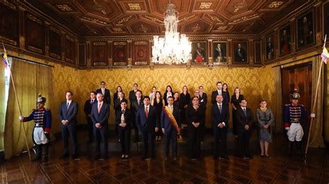 Así va el gabinete del presidente Daniel Noboa sigue la deuda en seguridad