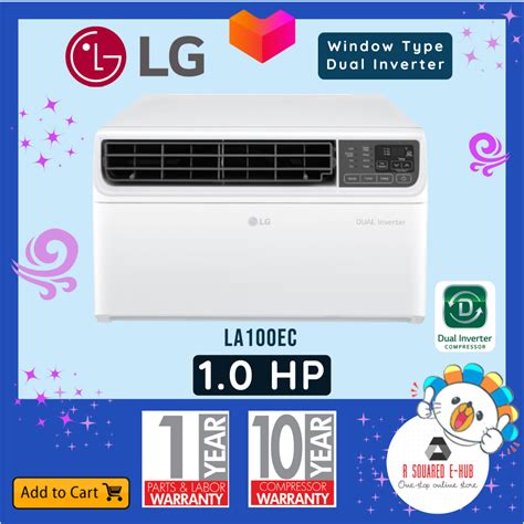 LG DUAL Inverter Smart Window Air Conditioner Ultra Quiet Operation