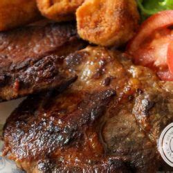 Bisteca De Porco Frita E Saborosa Manga Pimenta Receita