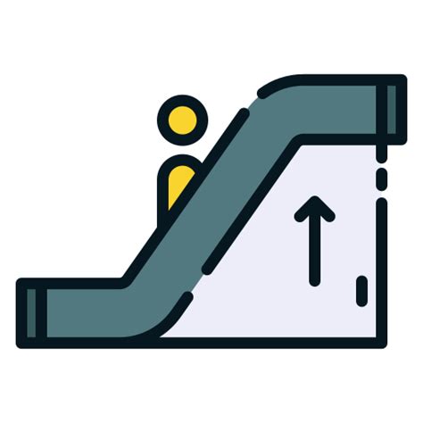 Escalator Good Ware Lineal Color Icon