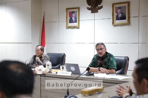 Dihadapan Senator Pj Gubernur Ridwan Djamaluddin Sampaikan Inflasi