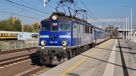 EU07 358 TLK ROZTOCZE z Bohumina do Lublina Gł odjeżdża ze stacji