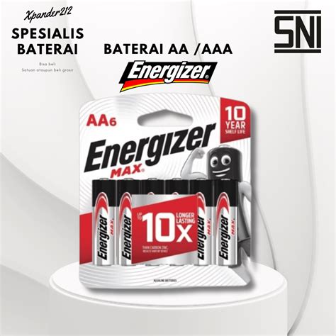 Jual Baterai Energizer Max AA AAA A2 A3 Isi 3 6 Alkaline Shopee