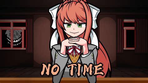 No Time But Monika Sings It FNF Funky Hotel VS Doors Rush FNF No