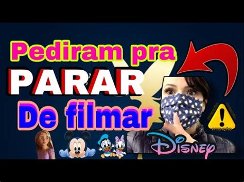 Loja da Disney em Paris O segurança pediu pra PARAR de gravar YouTube