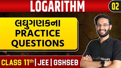 Logarithm Practice Questions Maths Class Th Jee