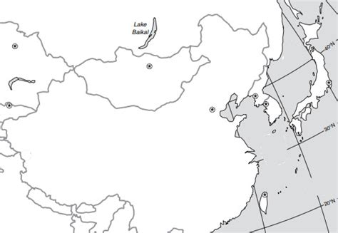 Unit East Asia Political Map Diagram Quizlet