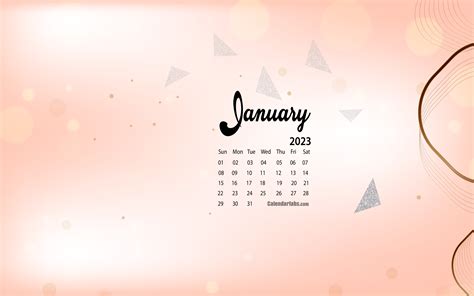 January 2023 Calendar Wallpaper Desktop Printable Word Searches