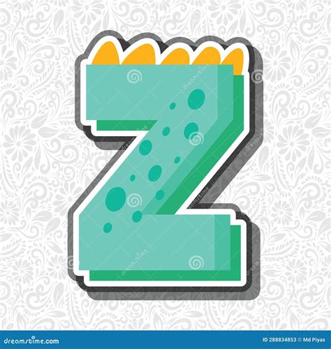 Alphabet Letter Z Latter Art Alphabet Vector Font Vector Stock