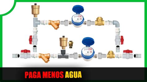 Como INSTALAR Una LLAVE DE PASO MEDIDOR VALVULA CHECK Y PURGADOR DE