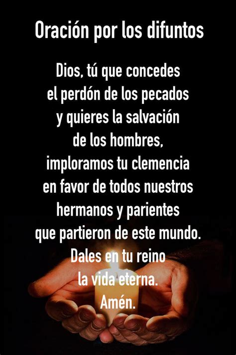 Oraciones Para Difuntos Cortas