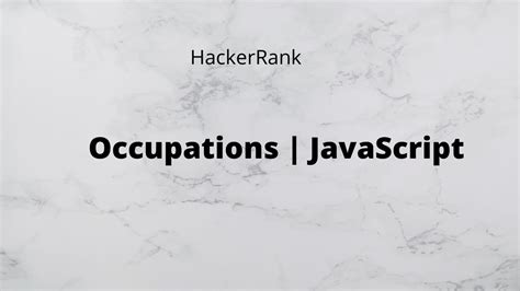 Occupations Pivot Table In Ms Sql Server Javascript Hackerrank