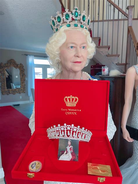 In Memory Of Our Beloved Queen Luxury Pearl And Diamond Tiara Etsy