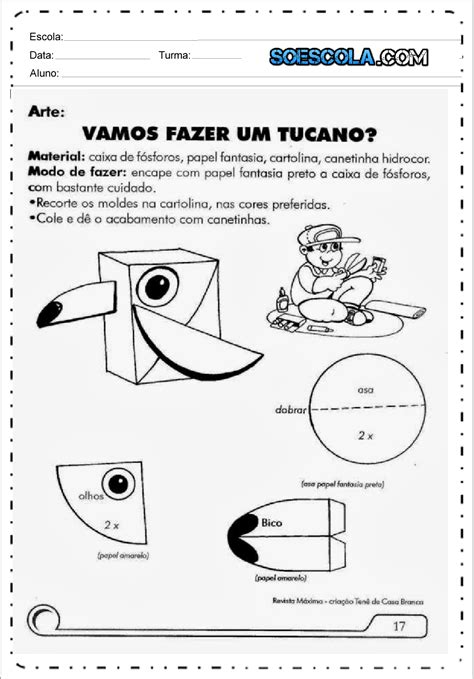Atividades De Artes Ano Para Imprimir S Escola