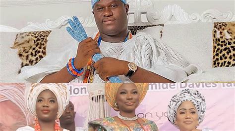 OONI OF IFE THIRD WIFE OLORI ASHLEY FOLASHADE OGUNWUSI SHOCK HON