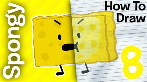 BFDI How To Draw Spongy YouTube
