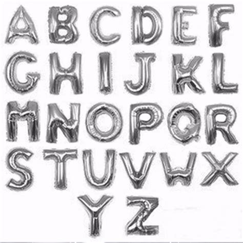Letras De Globo Met Lico Cm Para Todo Tipo De Fiestas En
