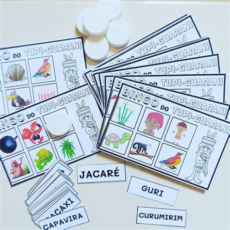 BINGO O TUPI QUE VOCÊ FALA em 2024 Bingo Ludico na educação