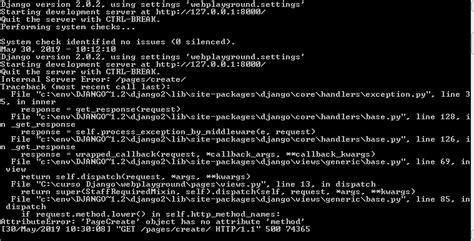 Python Tengo Un Problema Al Usar El Metodo Dispatch En Mi Vista
