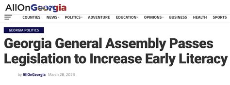 Check Out Our Webinar On The Recently Passed Georgia Early Literacy Act