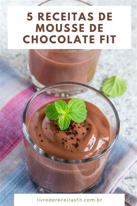 5 Receitas De Mousse De Chocolate Fit Mousse De Chocolate Fit Mousse