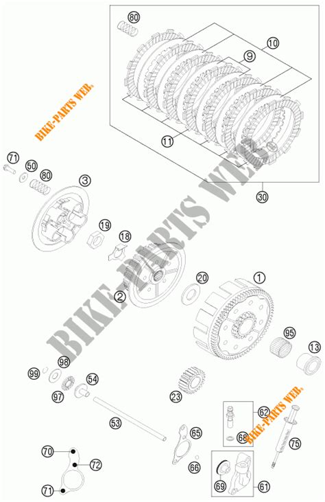 Frizione Per Ktm Sx Ktm Catalogo Online Di Ricambi Originali